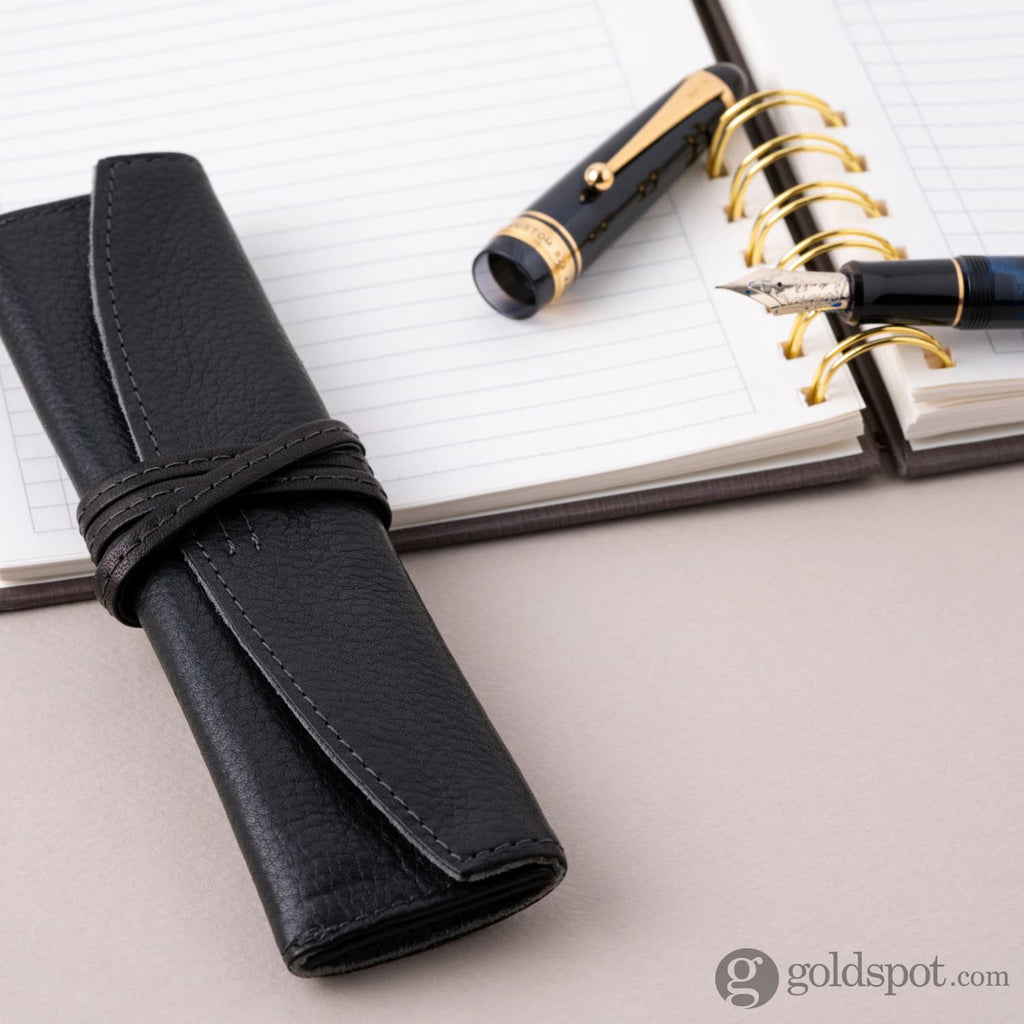 Pilot Pensemble Roll Pen Case in Black and Grey - Goldspot Pens