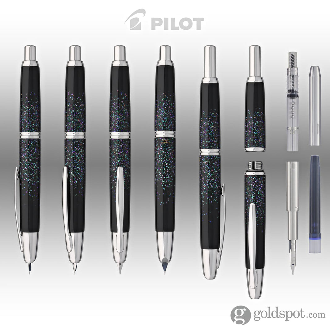 Pilot Vanishing Point Fountain Pen in Raden Galaxy - Medium Point ...