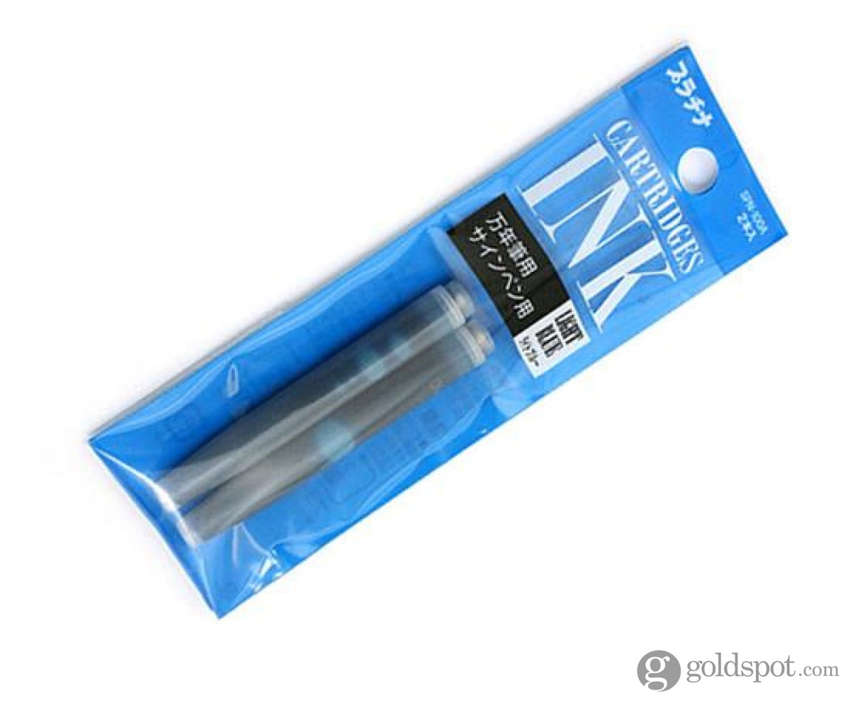 Platinum Preppy Ink Cartridge in Light Blue - Pack of 2 - Goldspot Pens
