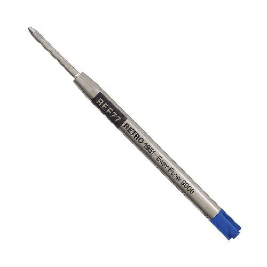 Retro 51 Easy-Flow 9000 Ballpoint Pen Refill in Blue - Pack of 3 ...