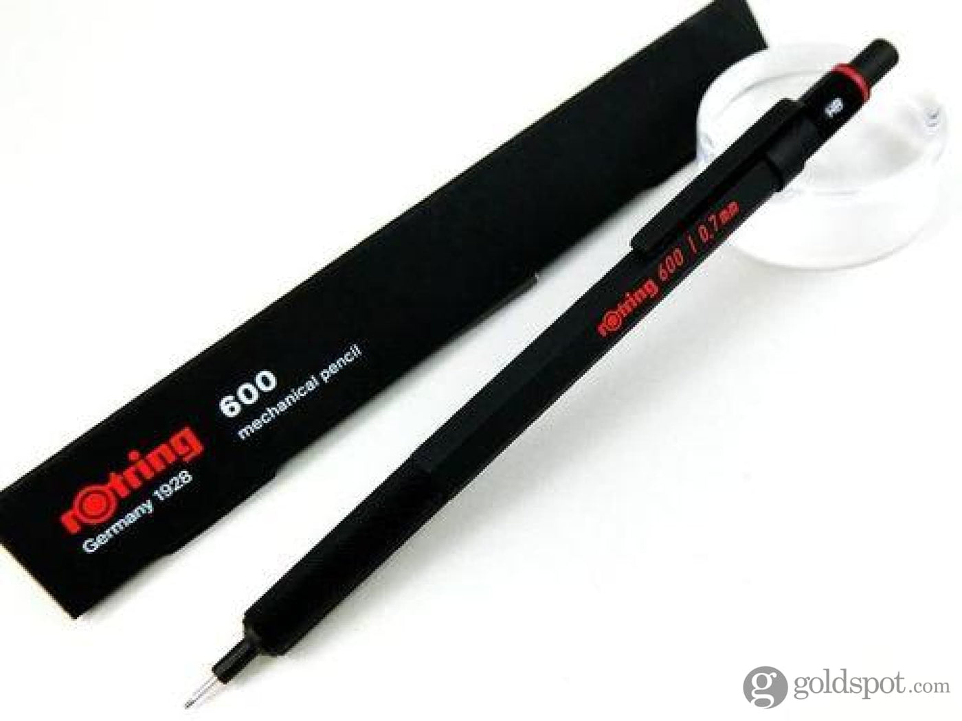 Rotring 600 Series Mechanical Pencil in Black - 0.7mm - Goldspot Pens