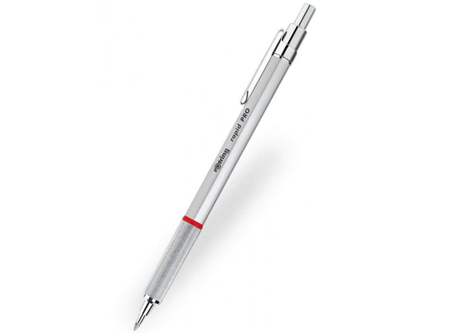 Rotring Rapid PRO Ballpoint Pen in Chrome - Medium Point - Goldspot Pens