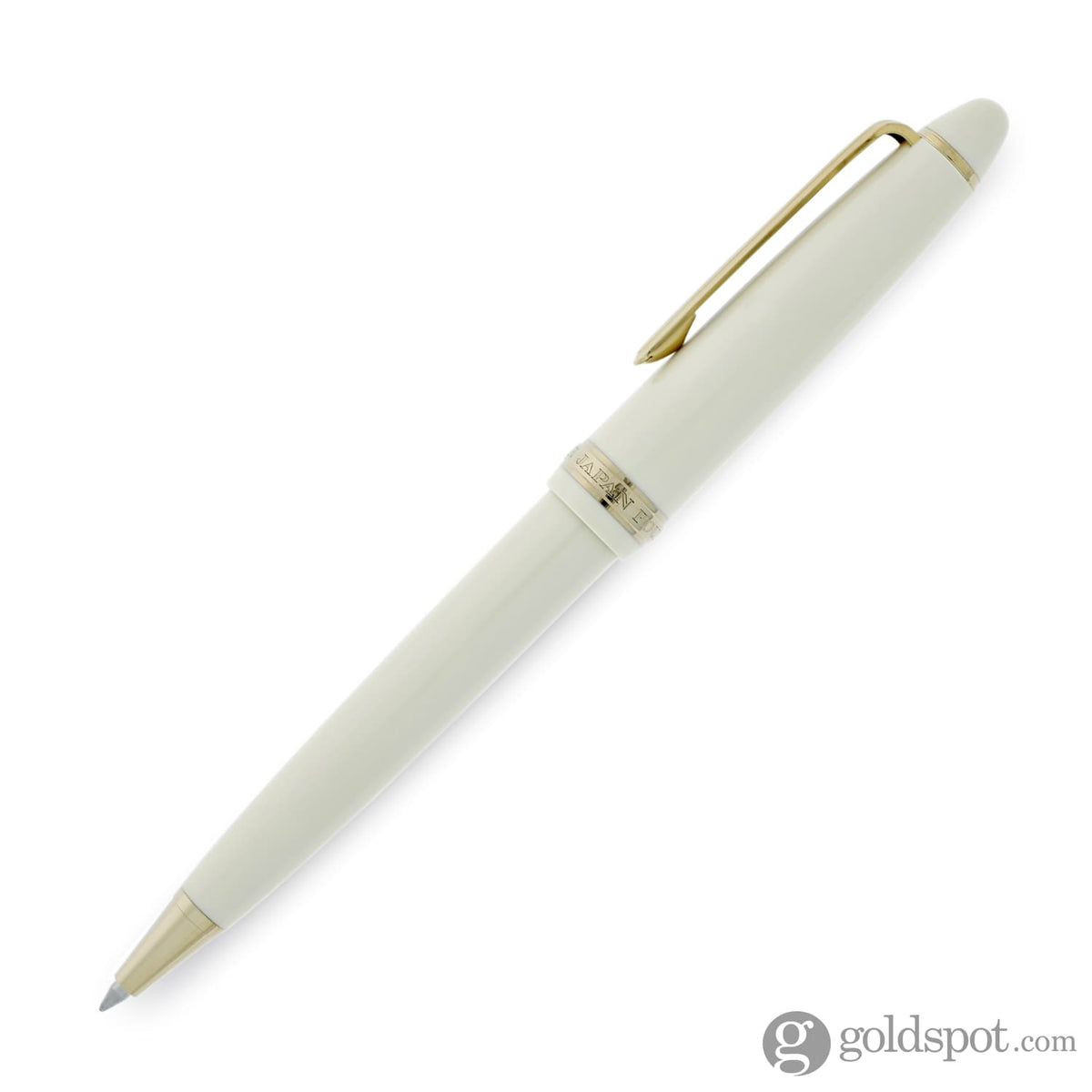 Sailor 1911 Standard Ballpoint Pen in Ivory with Gold Trim - Goldspot Pens