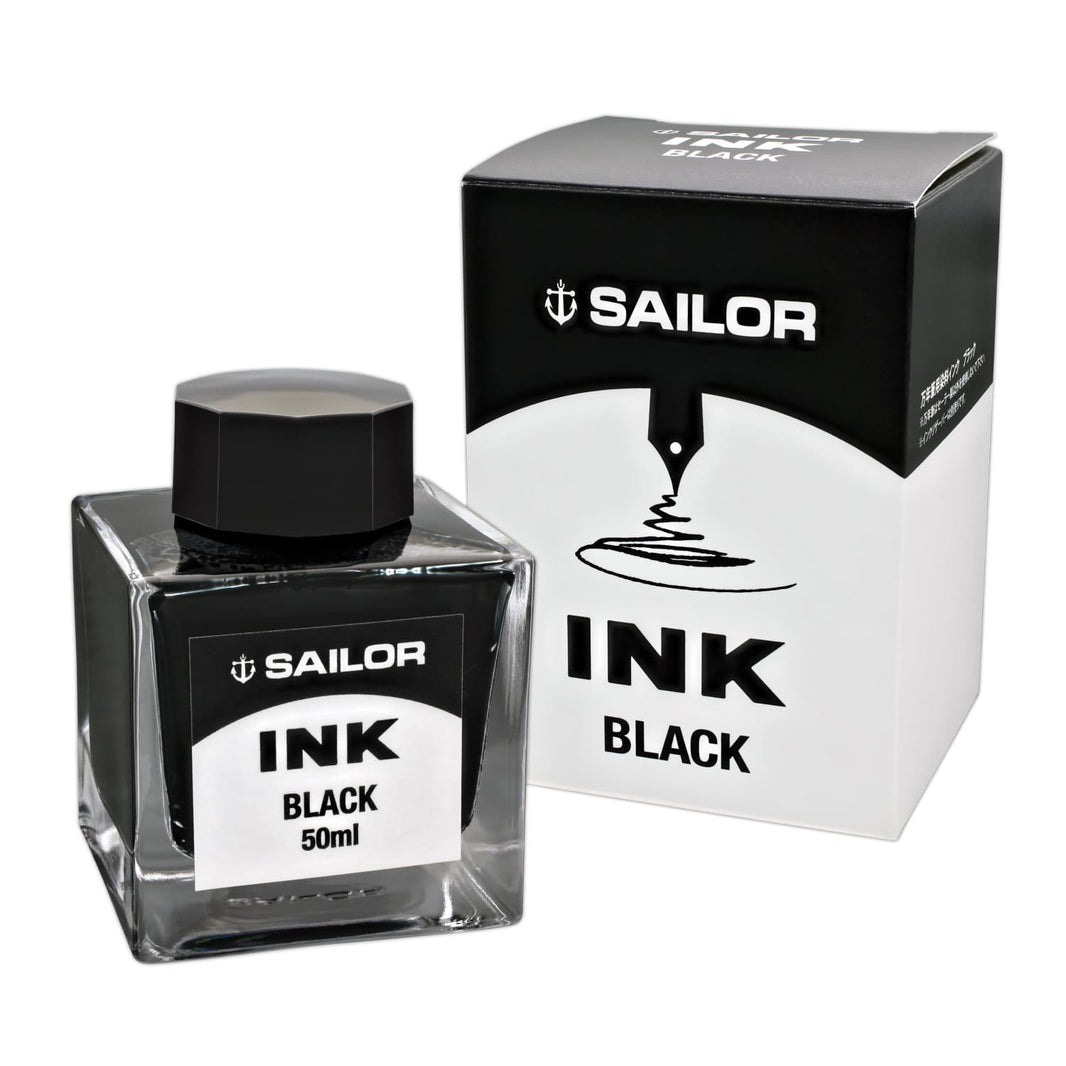 Sailor Jentle Bottled Ink in Black - 50 mL - Goldspot Pens