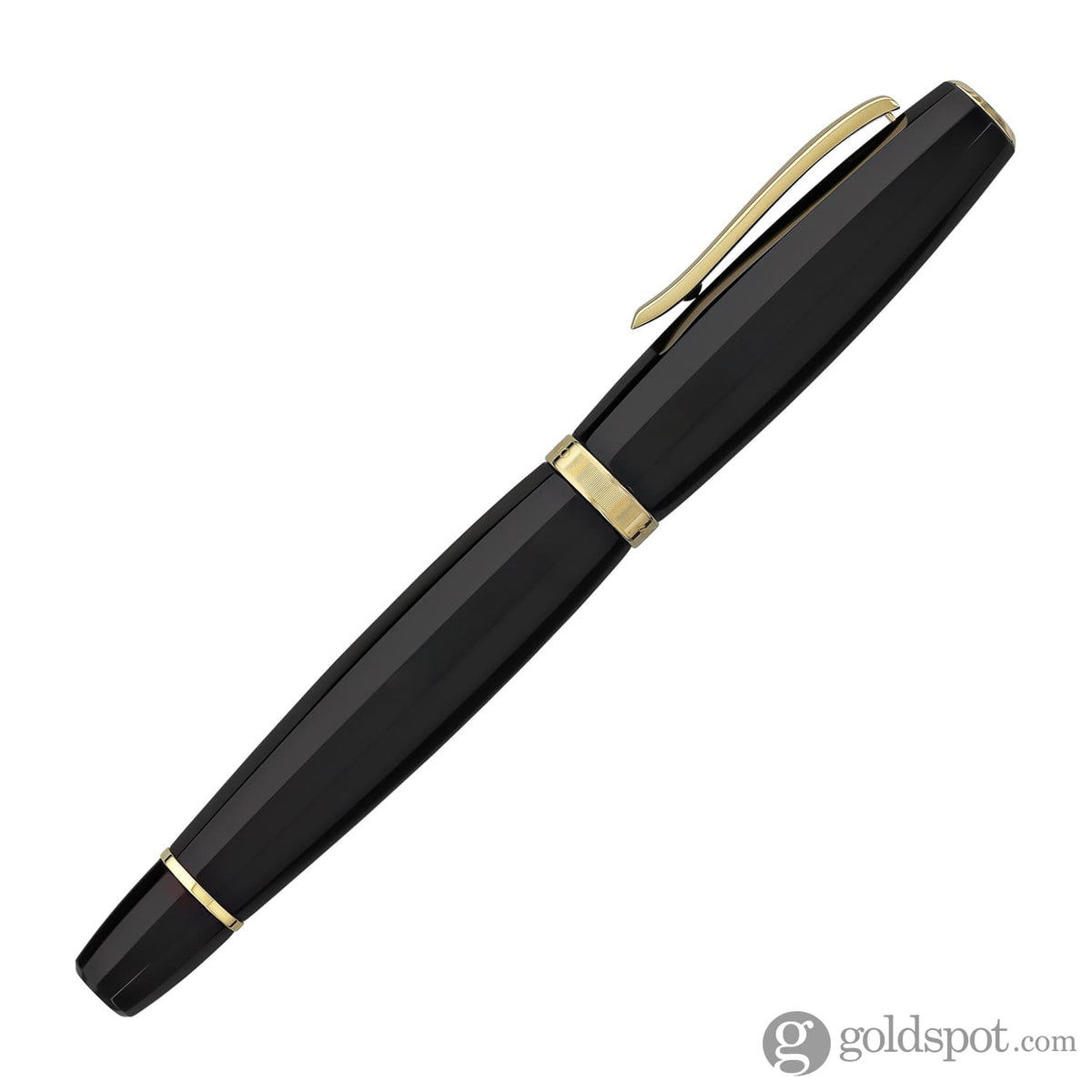 Scribo Feel Fountain Pen in Novello with Yellow Gold Trim - 18kt Gold ...