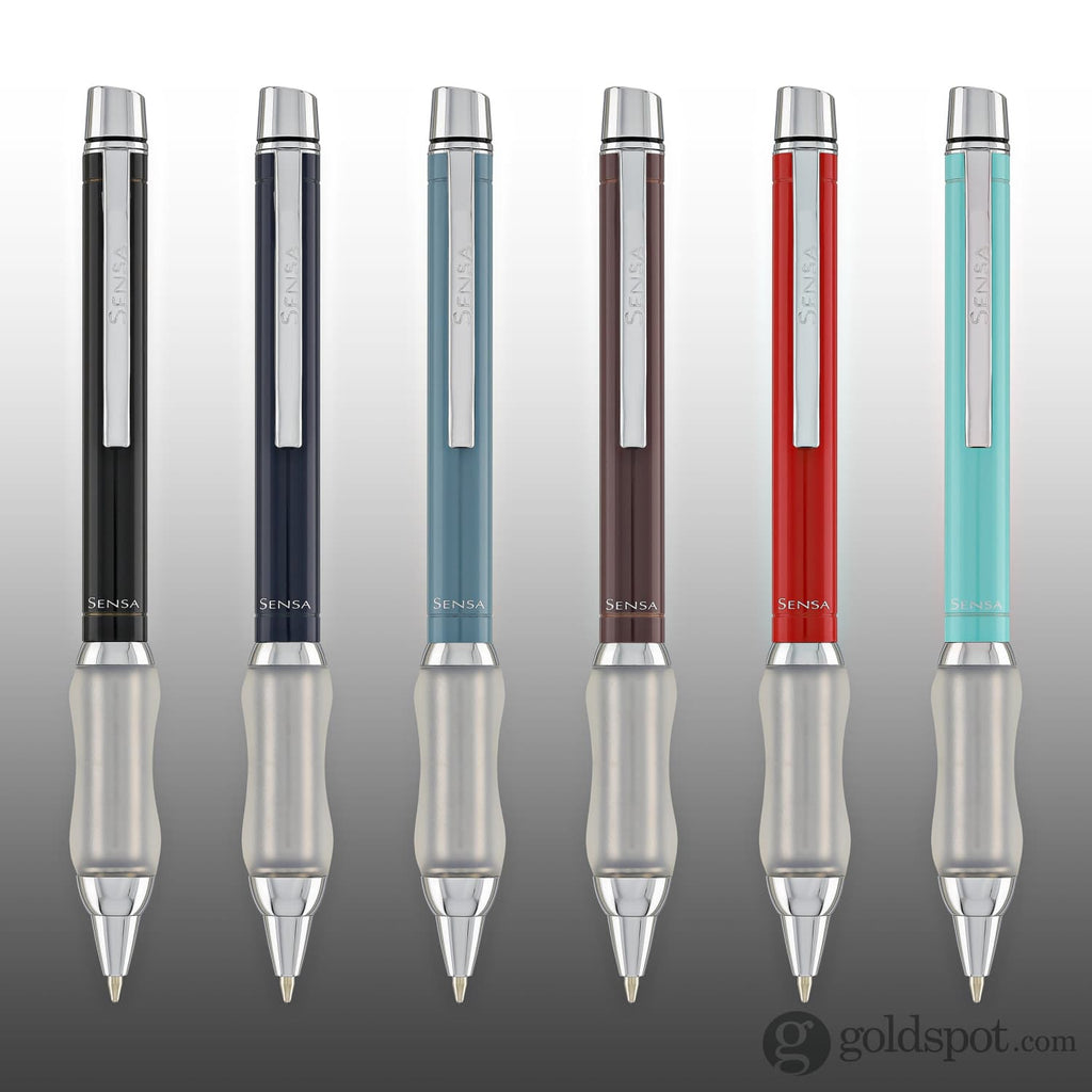 Sensa Metro Ballpoint Pen in Steel Blue Ice - Goldspot Pens
