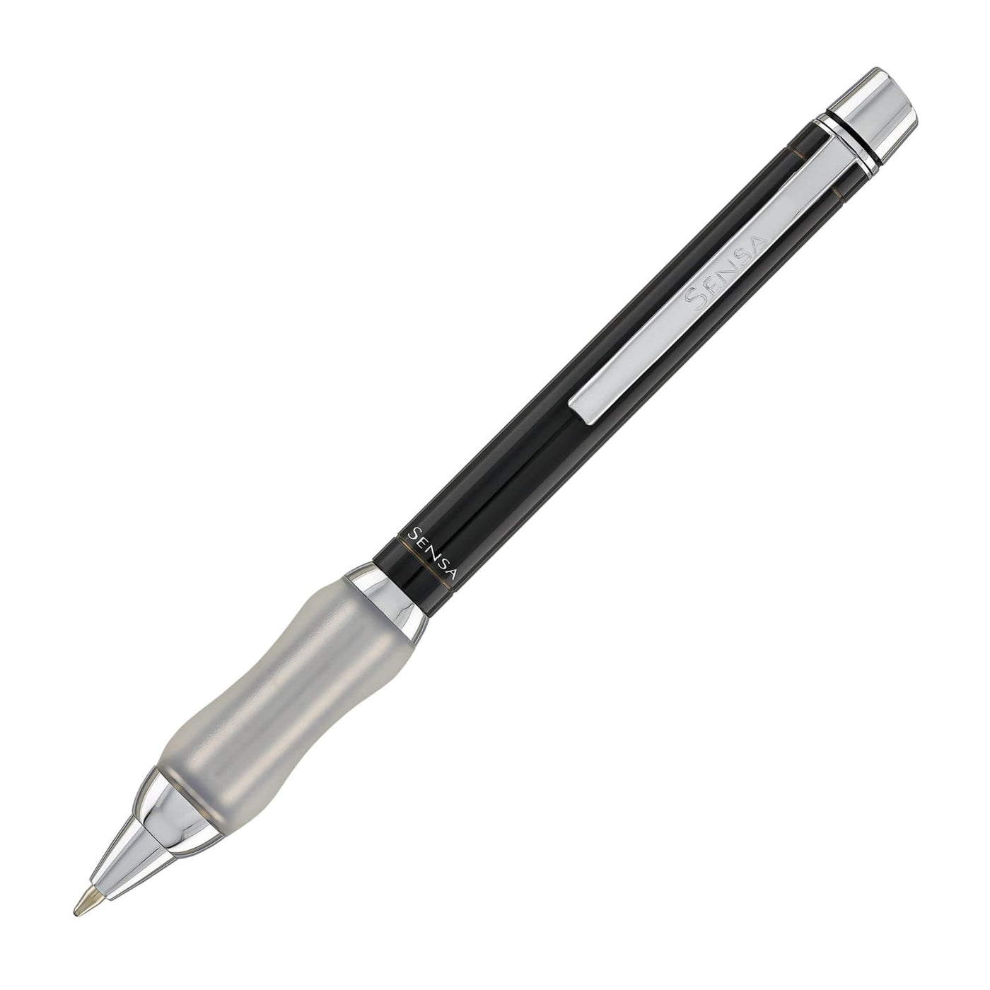 Sensa Metro Ballpoint Pen in Steel Onyx Black - Goldspot Pens
