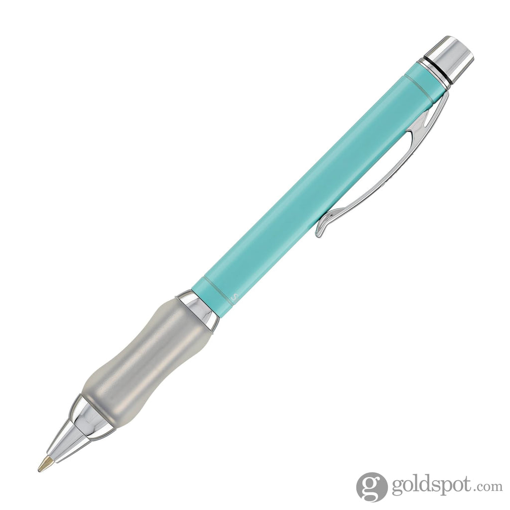 Sensa Metro Ballpoint Pen in Steel Turquoise Sea - Goldspot Pens