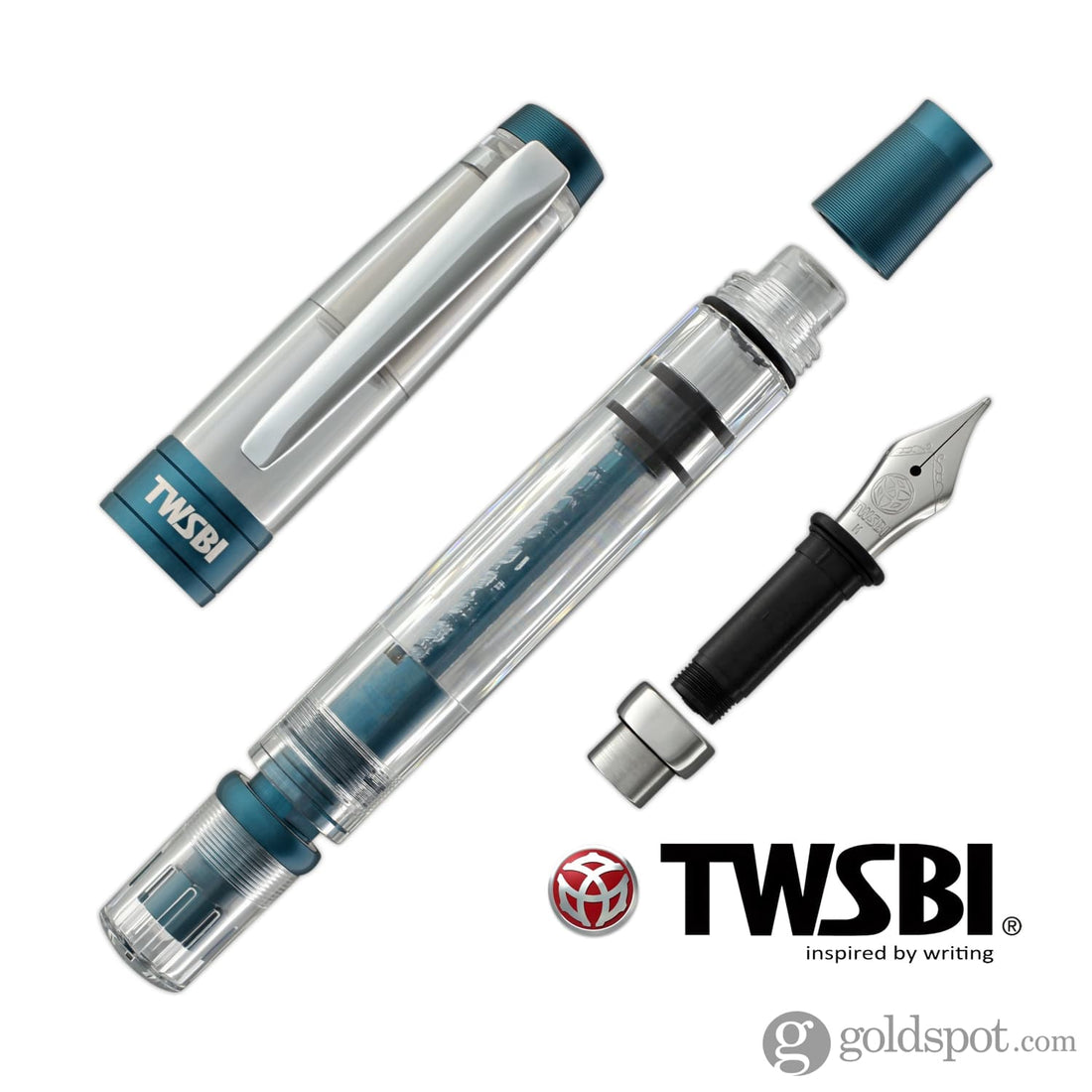 TWSBI Diamond 580ALR Fountain Pen in Prussian Blue Special Edition ...