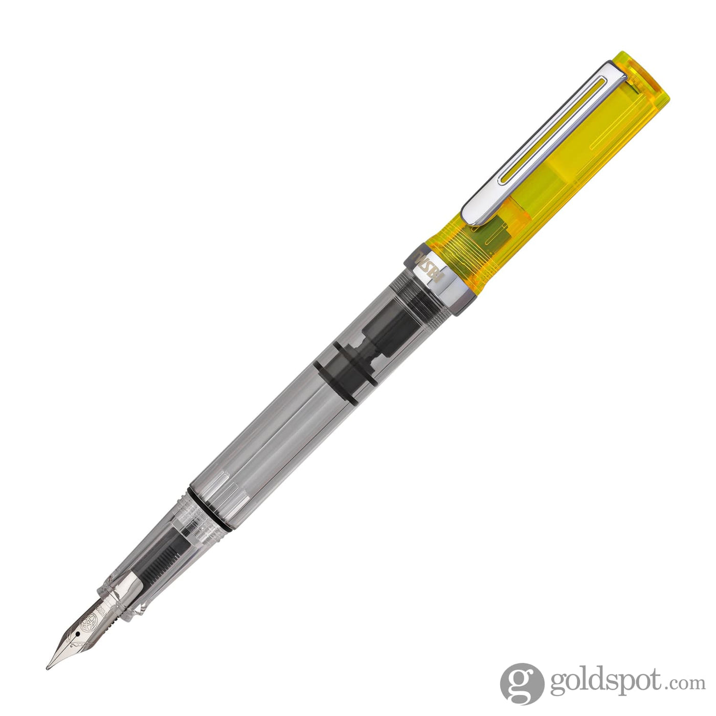 TWSBI Eco Fountain Pen in Transparent Yellow - Goldspot Pens