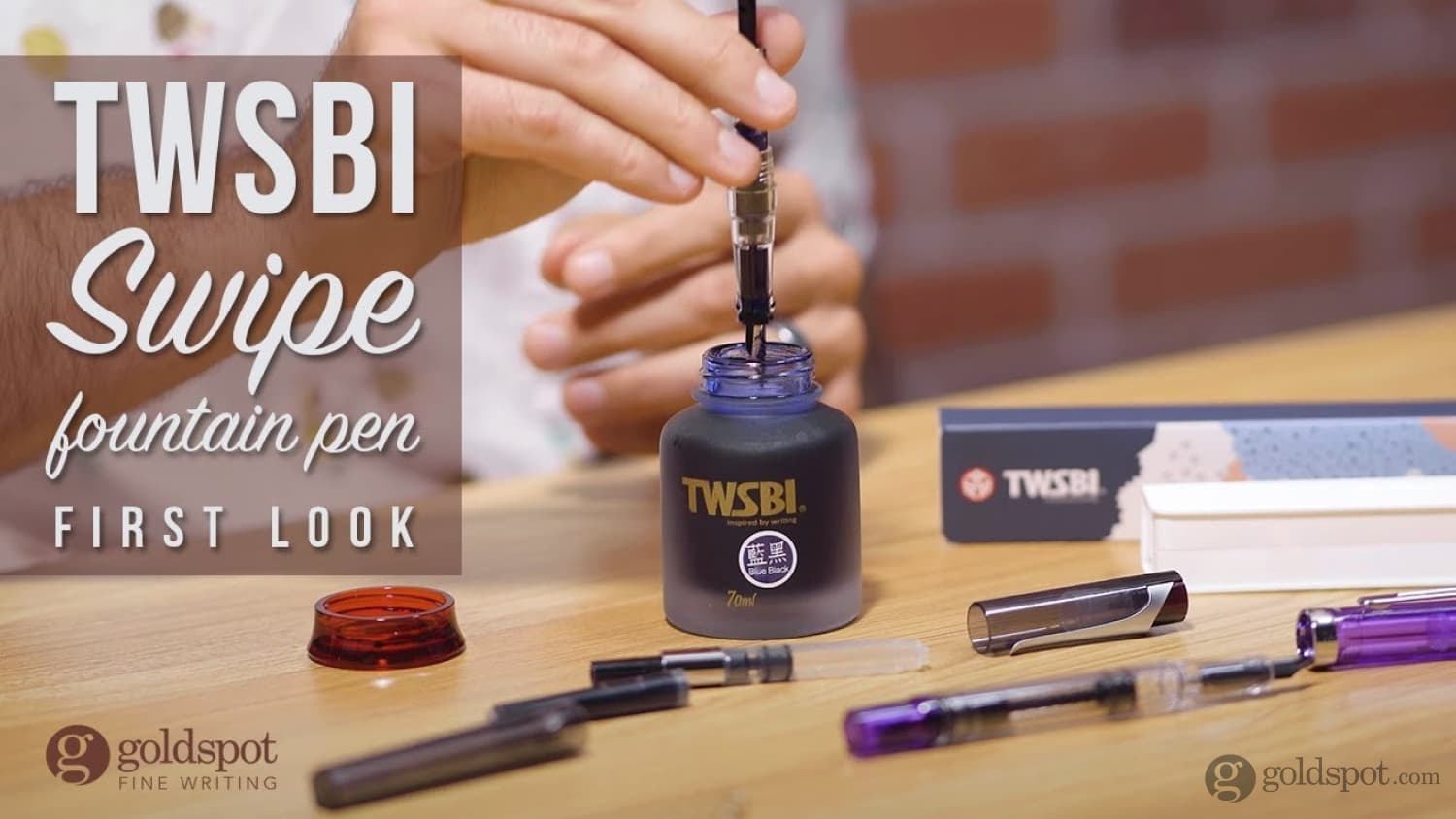 TWSBI Swipe Fountain Pen in Smoke - Goldspot Pens