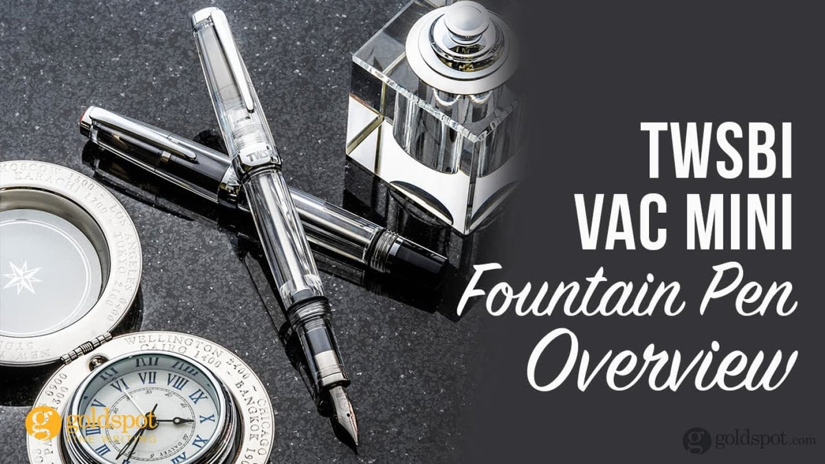 TWSBI Vac Mini Fountain Pen in Smoke - Goldspot Pens
