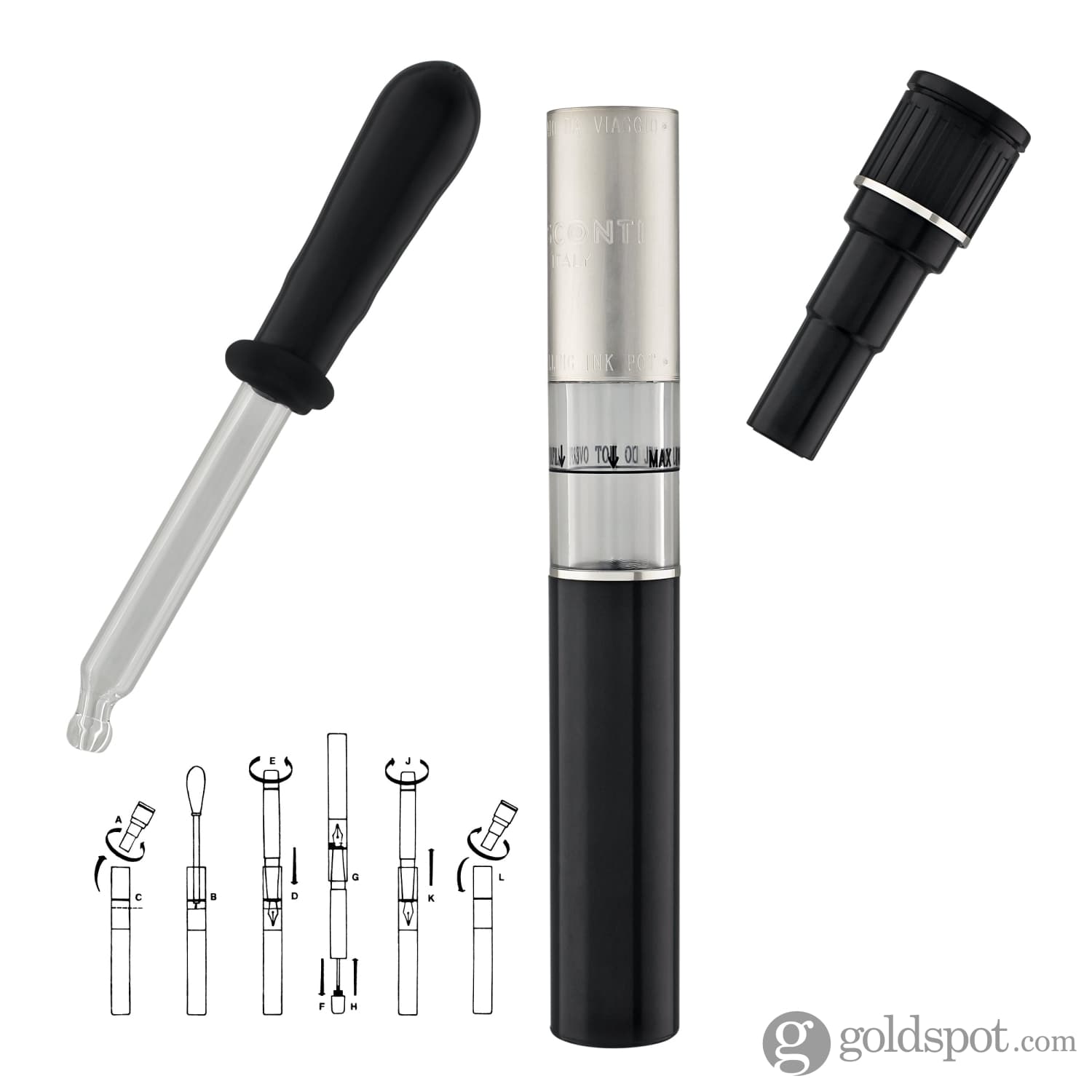 Inkwells For Dip Pens and Fountain Pens - Goldspot Pens